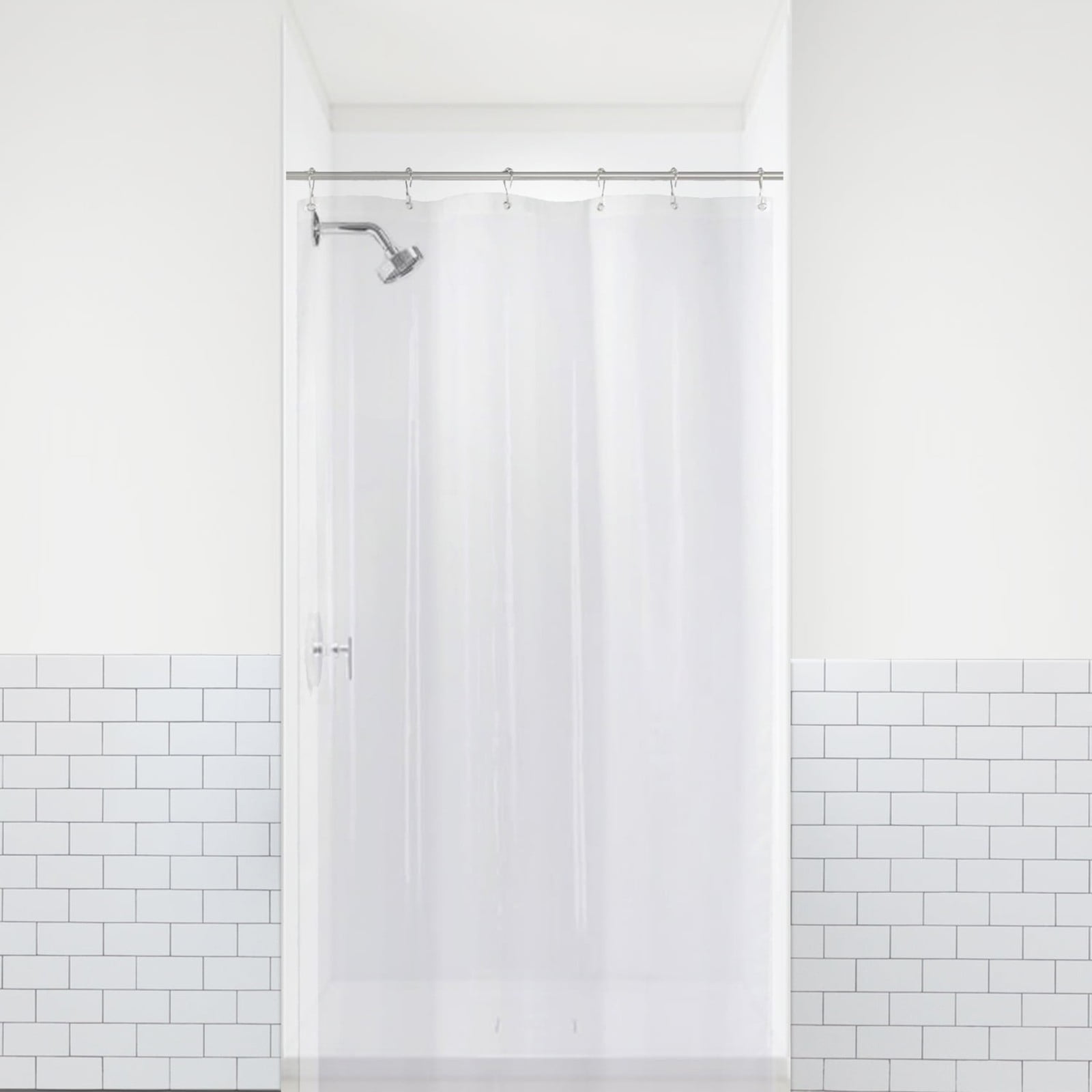 Hewann Heavy Duty Shower Liner Clear Heavy Duty Shower Curtain Liner 36 ...