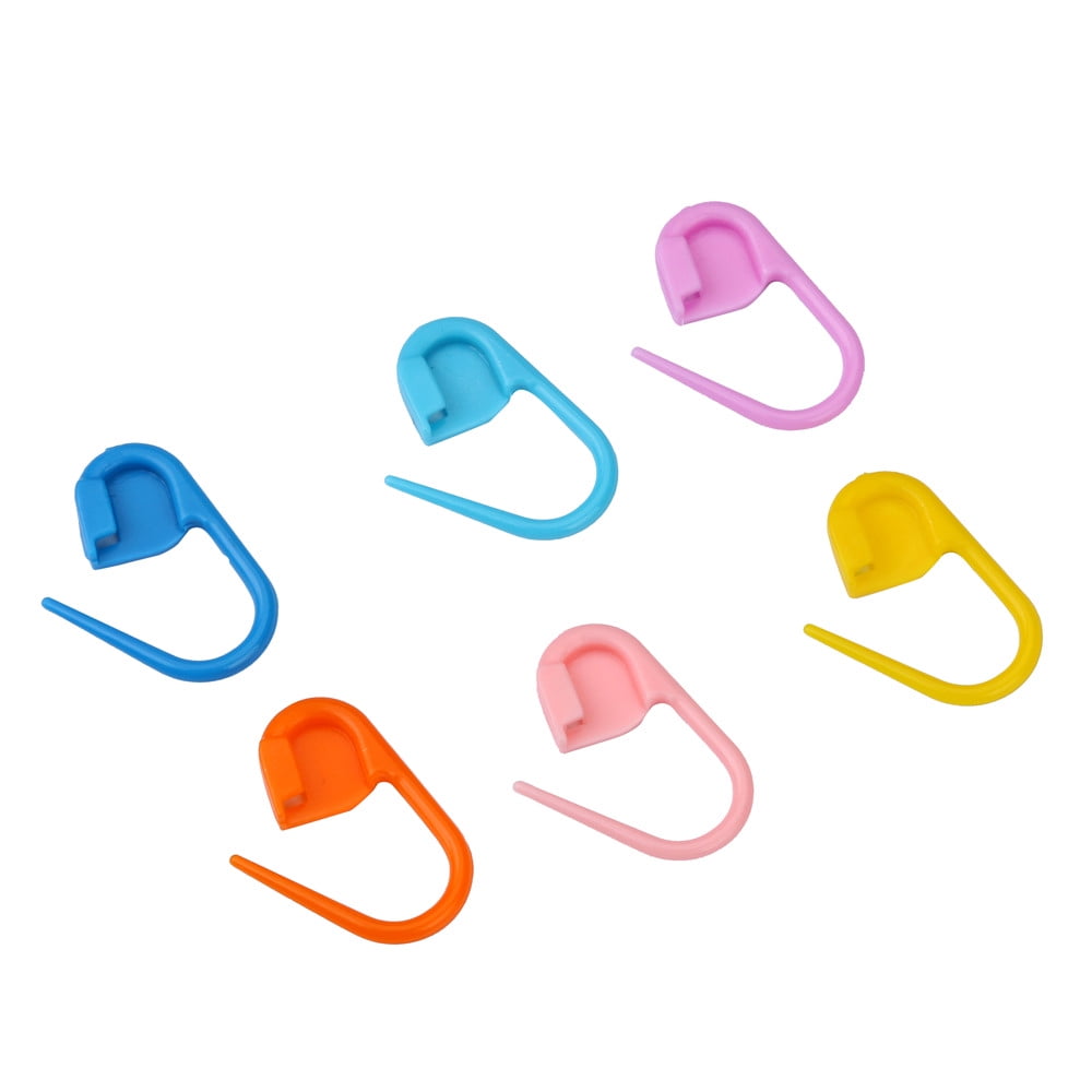 Hewann Knitting Clips 100pcs Knitting Mix Color Crochet Locking Stitch ...