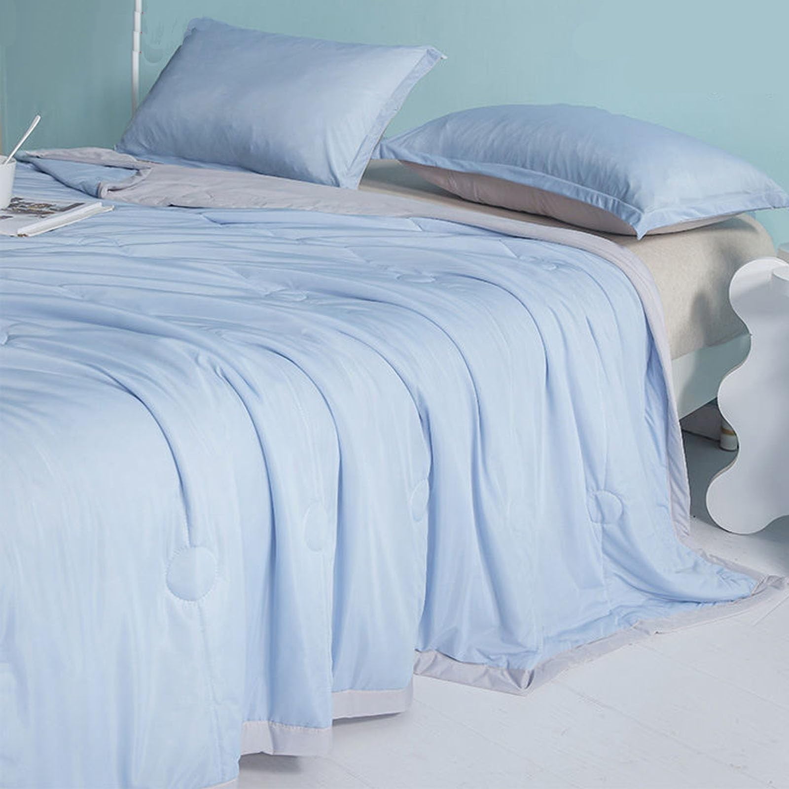 Hewann Light Cooling Blanket for Hot Sleepers - Summer Cold Throw ...