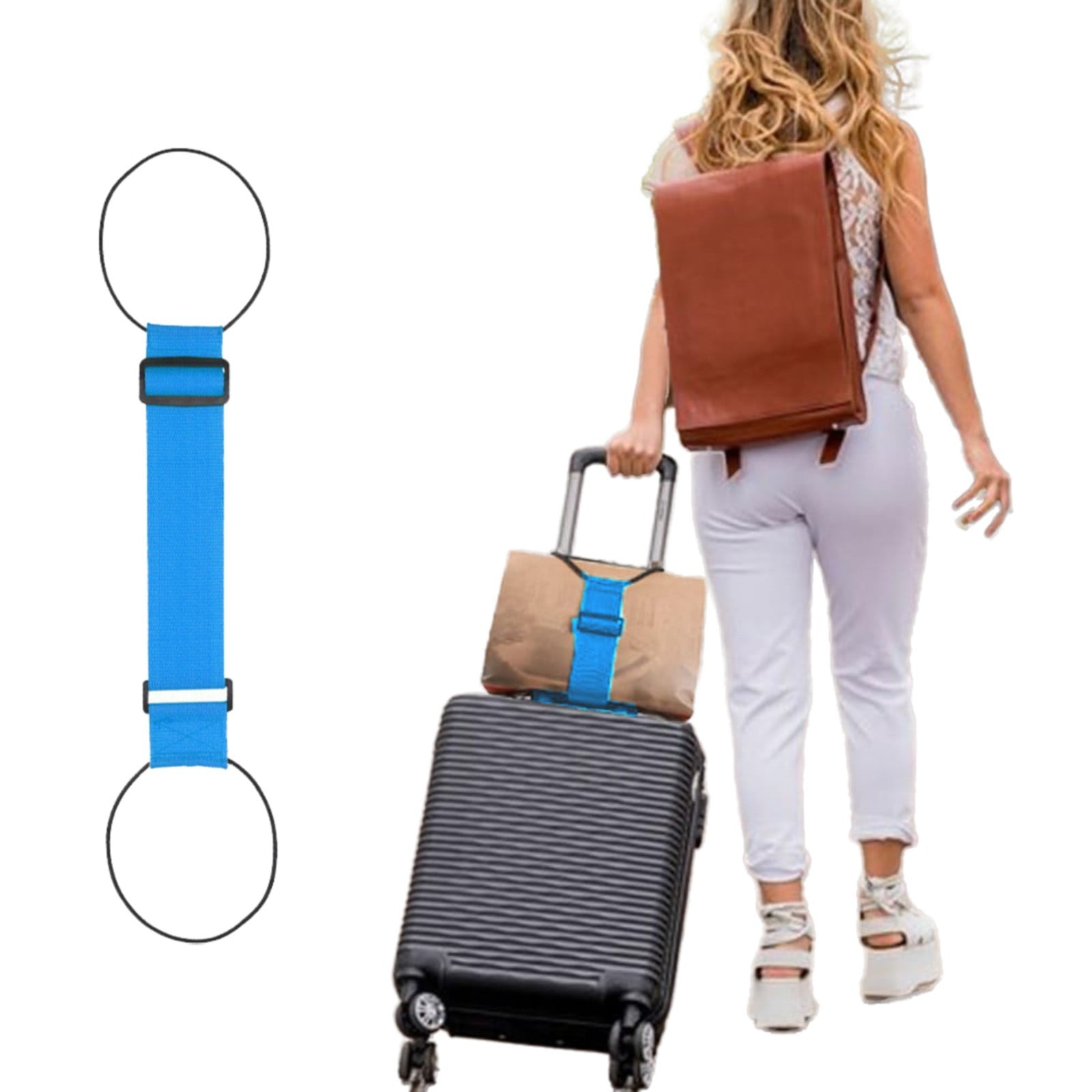 Hewann Lightweight Travel Belt Elastic Fastening Belt for Luggage ...