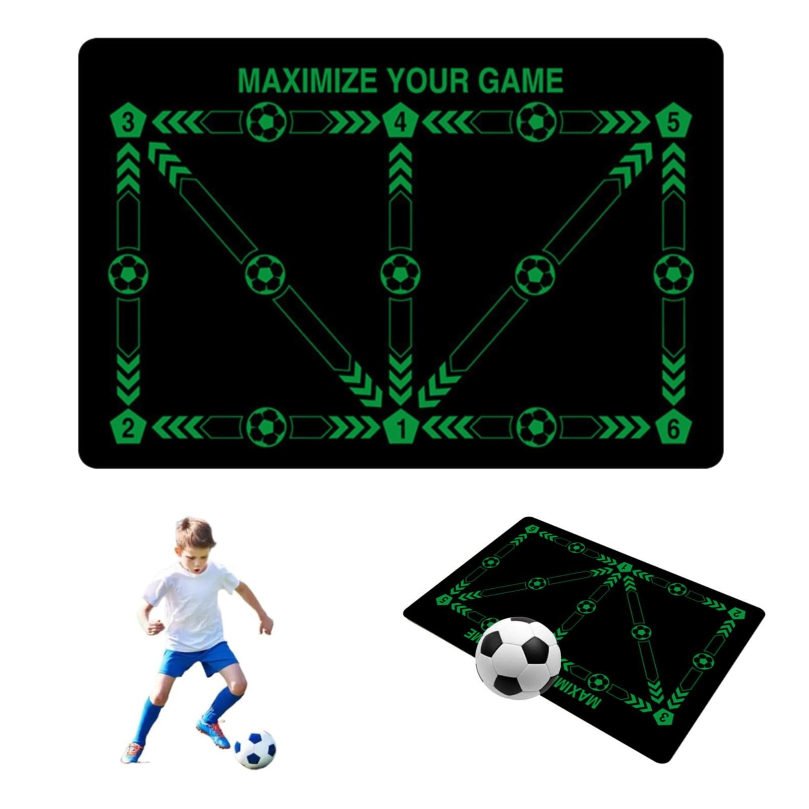 Hewann Soccer Agility Mat Football Footstep Training Mat - Non-Slip ...