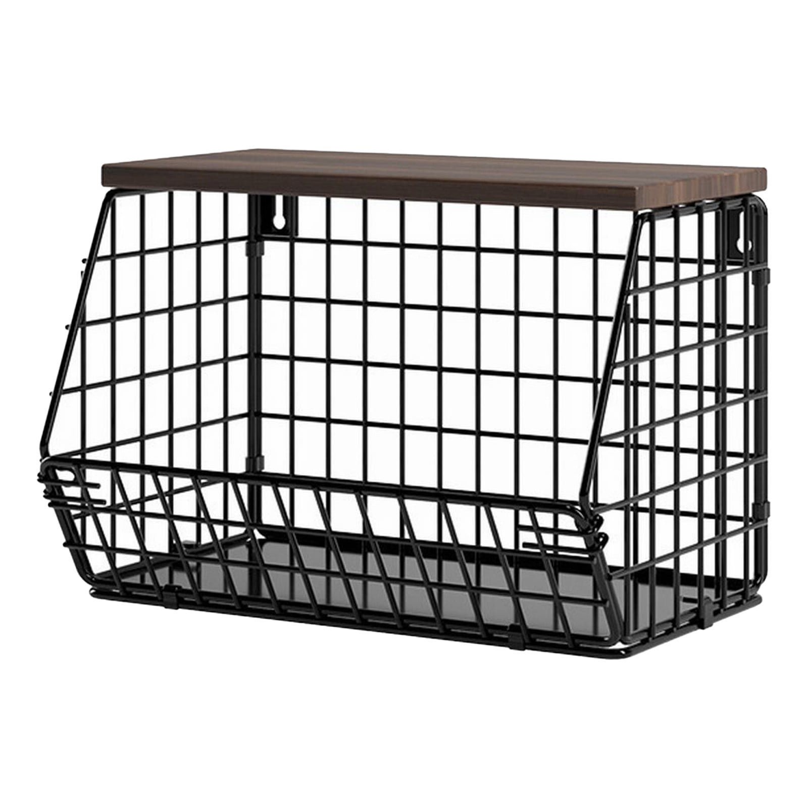 Hewann Stackable Kitchen Storage Stackable Wall Mounted Fruit Baskets ...