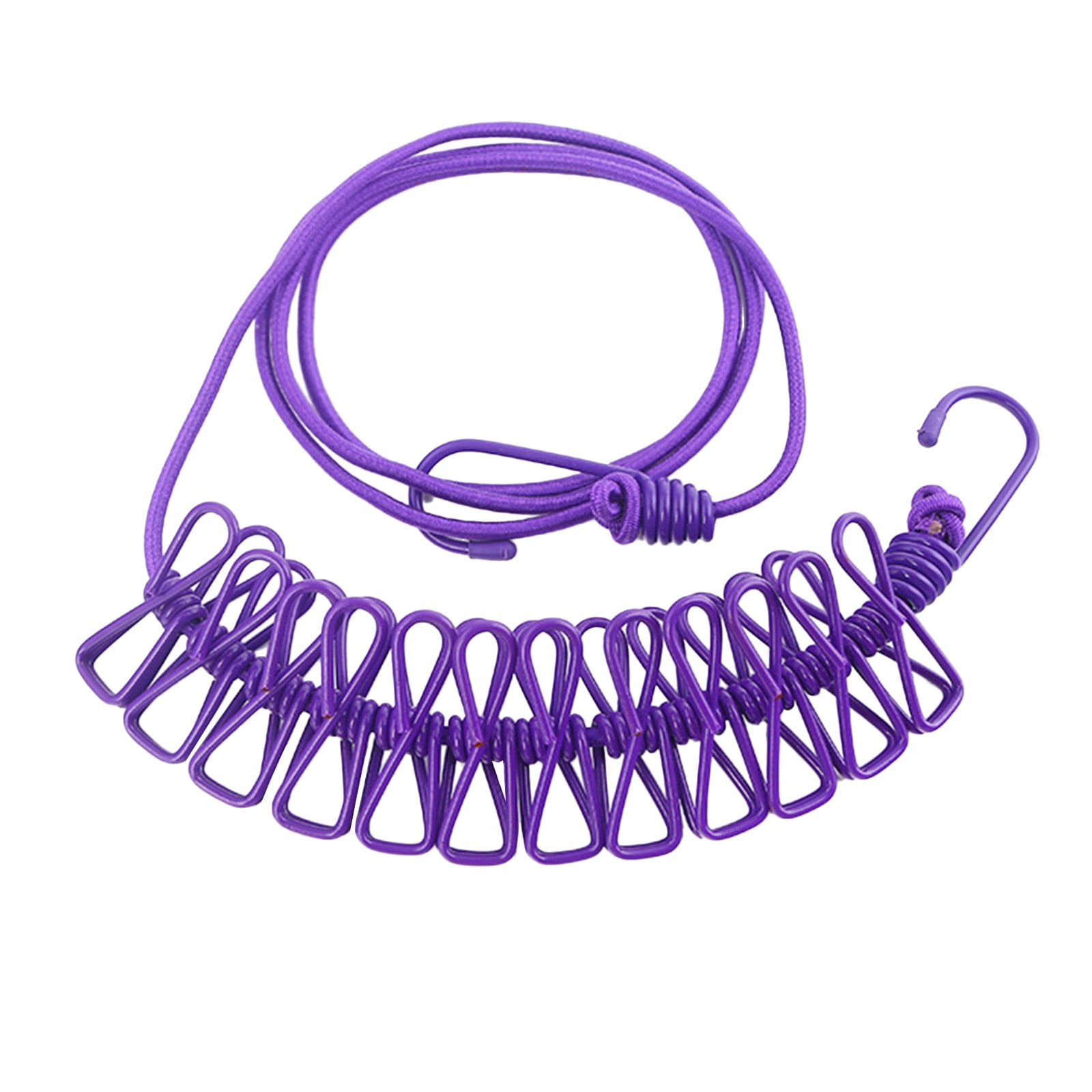 Hewann Travel Clothes Drying Line Portable Travel Clothesline with 12 ...