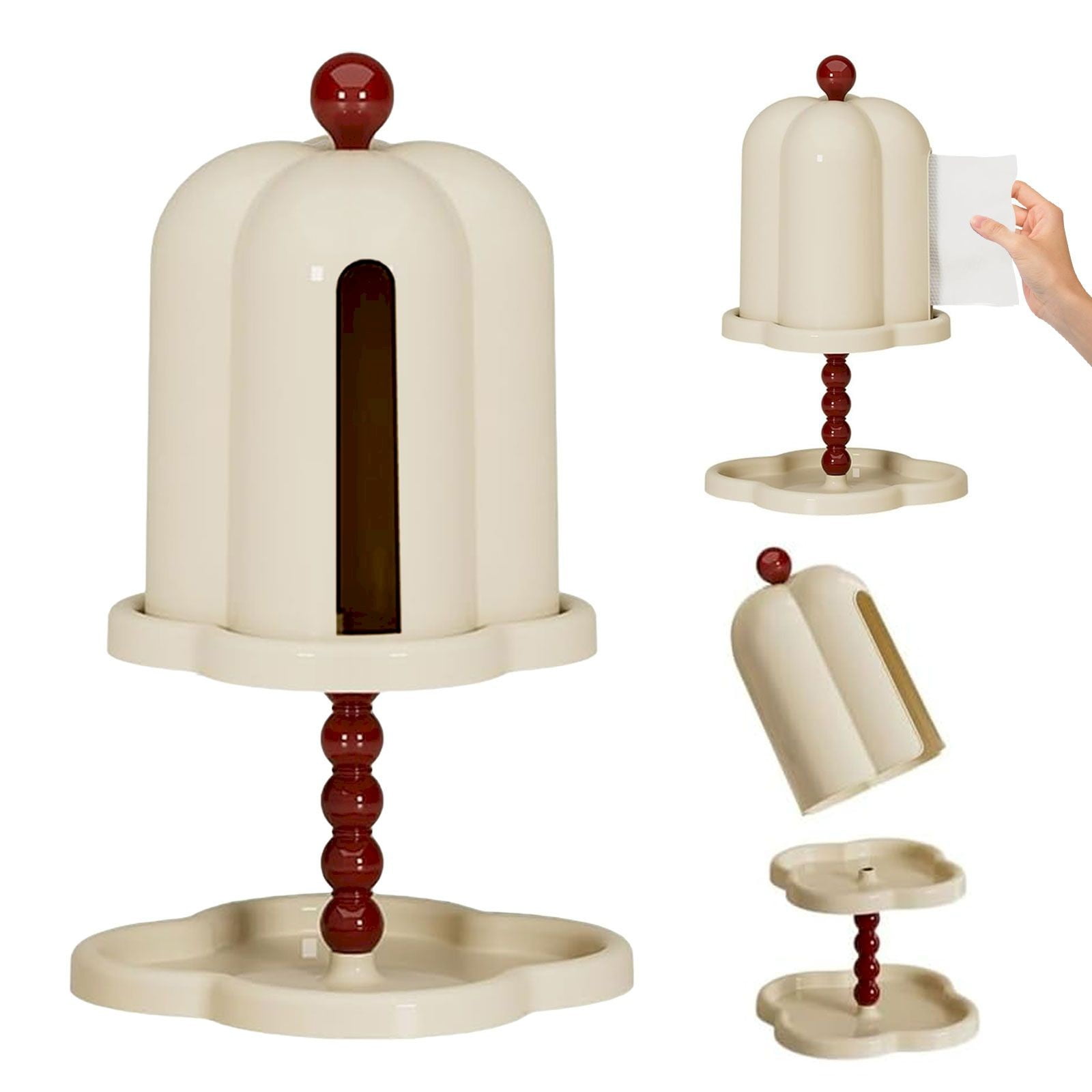 Hewann Vintage Tissue Holder Retro Tissue Dispenser Luxury Vintage ...