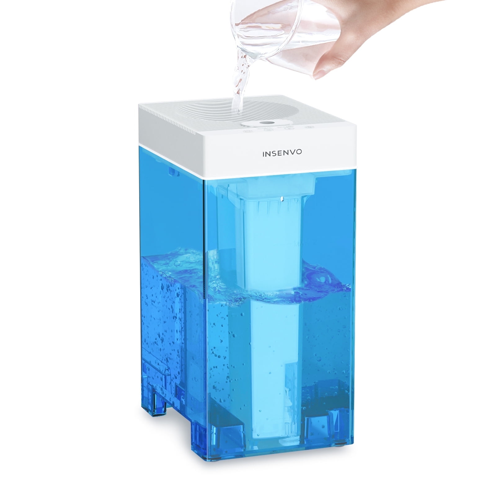 Hewcham 5L Humidifier for Bedroom with Top Fill Design Ultrasonic ...