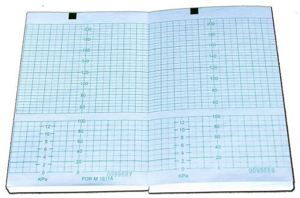 Hewlett Packard Chart Paper M 1911A - 151mm x 100mm x 150 Sheets (5 ...
