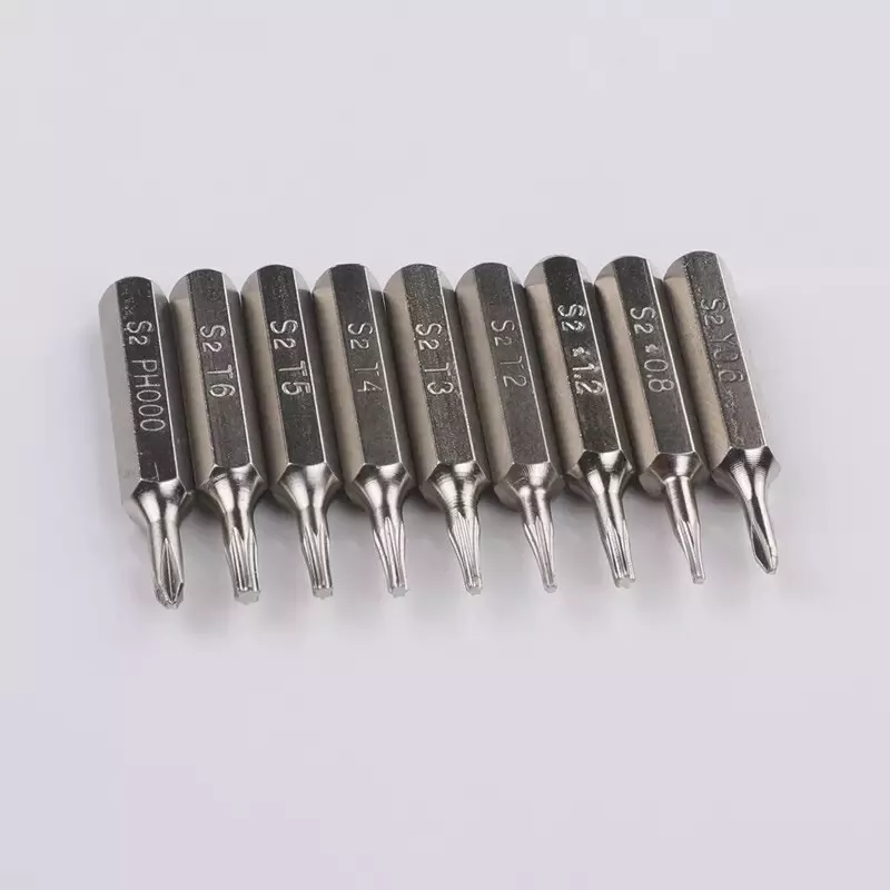 Hex 4 Screwdriver Bits Torx T2 T3 T4 T5 T6 PH000 0.8/1.2 for iphone ...