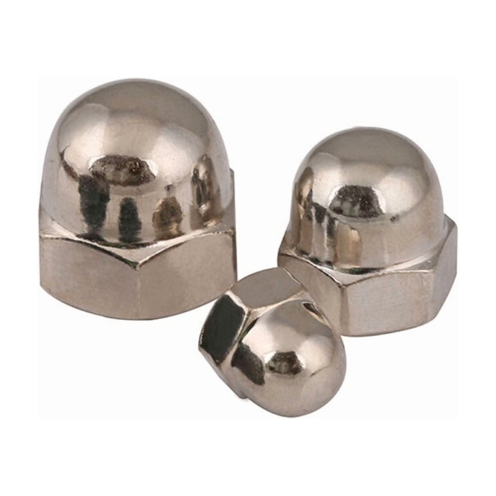 Hex Acorn Cap Nuts M3~M12 Carbon Steel Ni-plated/Black Zinc Plated ...