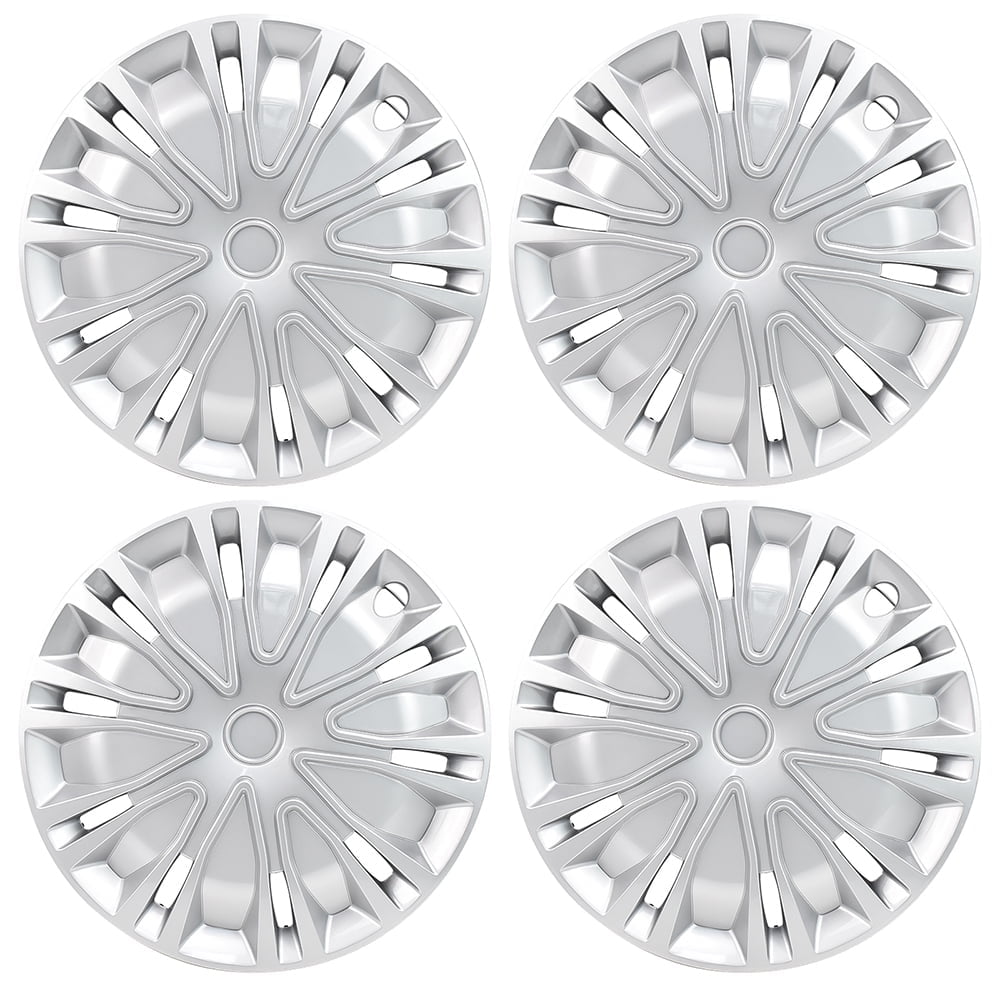 Hex Autoparts Hub Caps 15 inch Set of 4 fits R15 Tire & Steel Full Rim ...