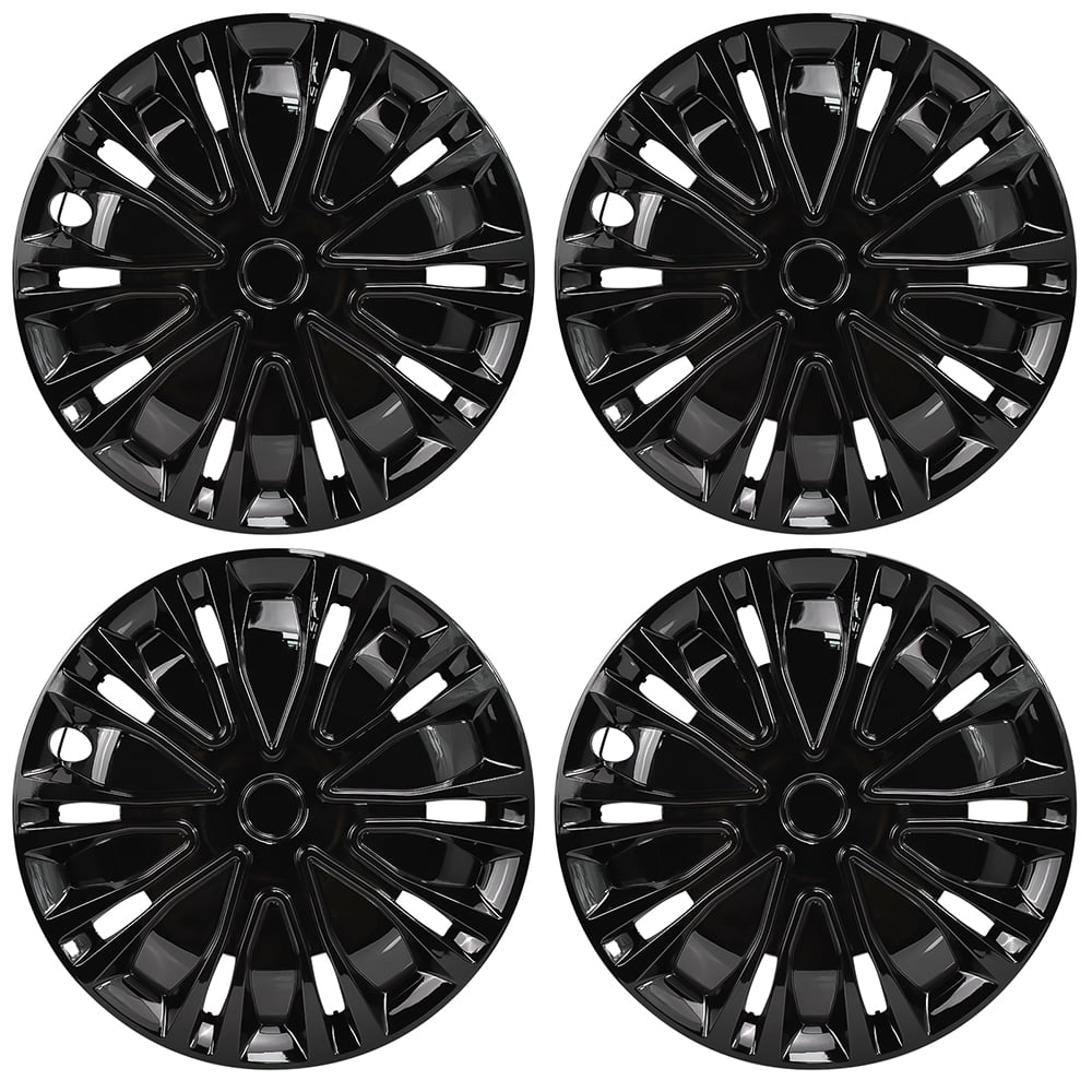 Hex Autoparts 16" Universal Hub Caps Set of 4 Wheel Covers Snap On Full ...