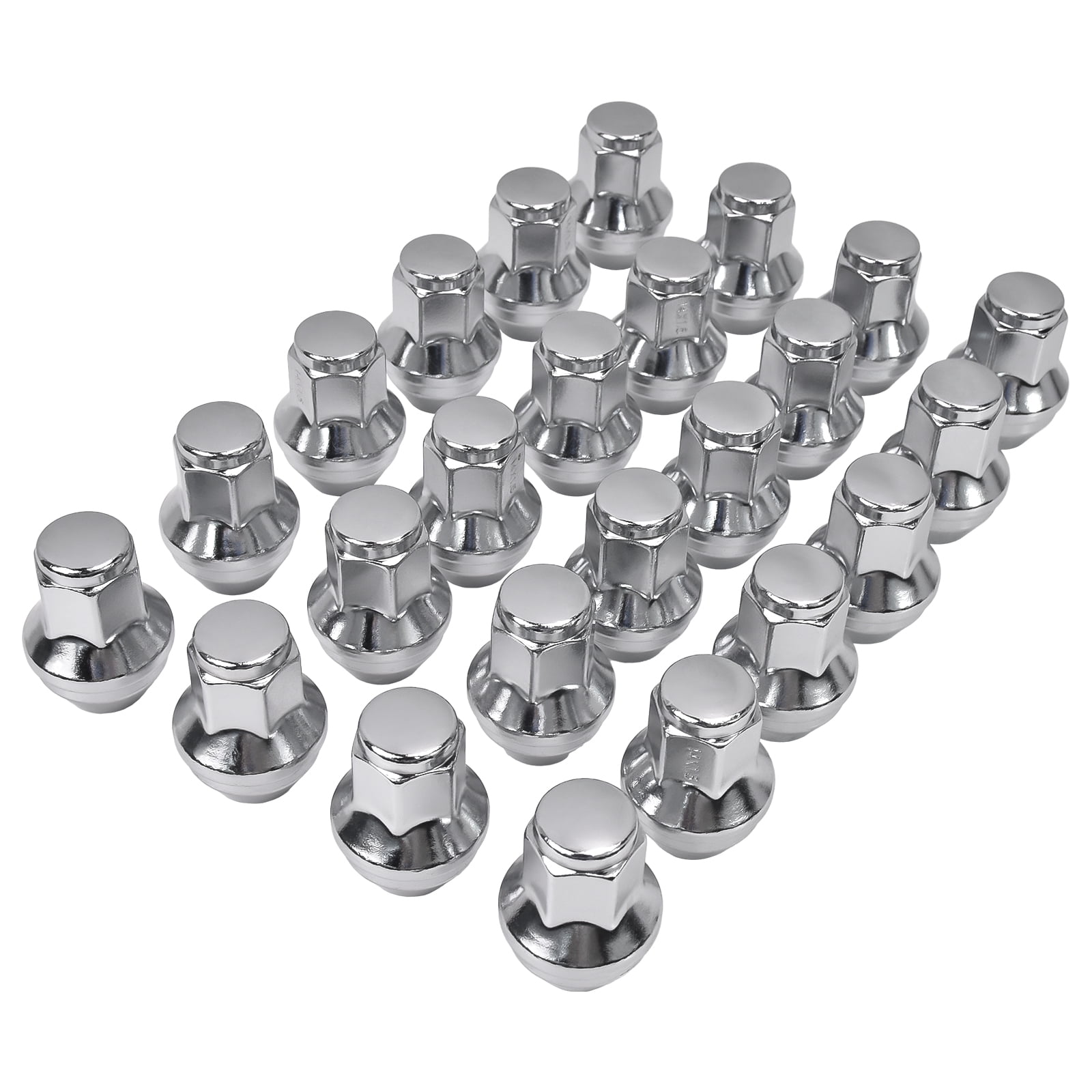 Hex Autoparts 24PCS 14x1.5 Chrome Lug Nuts for F150 Expedition Transit ...