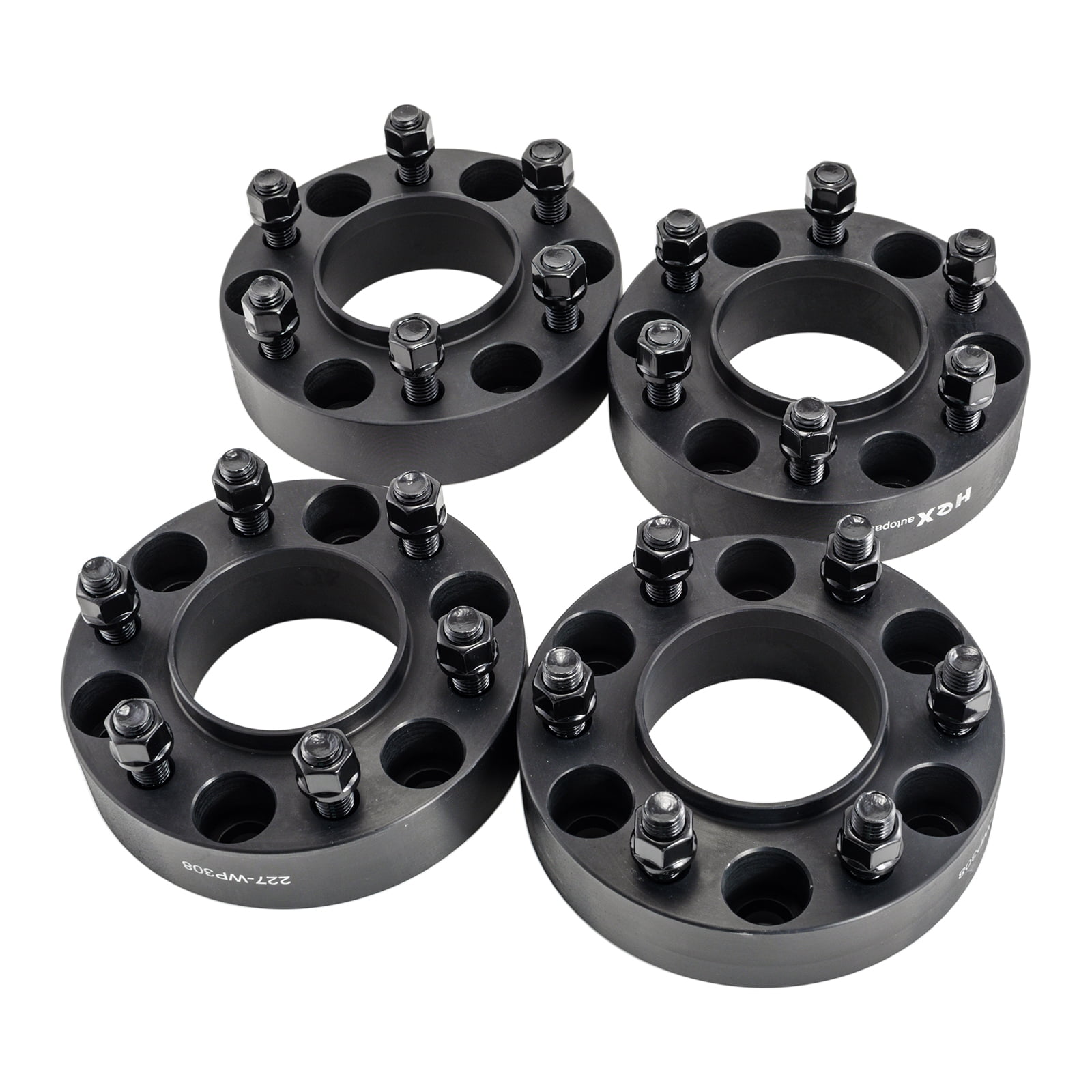Hex Autoparts 4PCS 1.5" 6x135mm Black Hubcentric Wheel Spacers Adapters ...