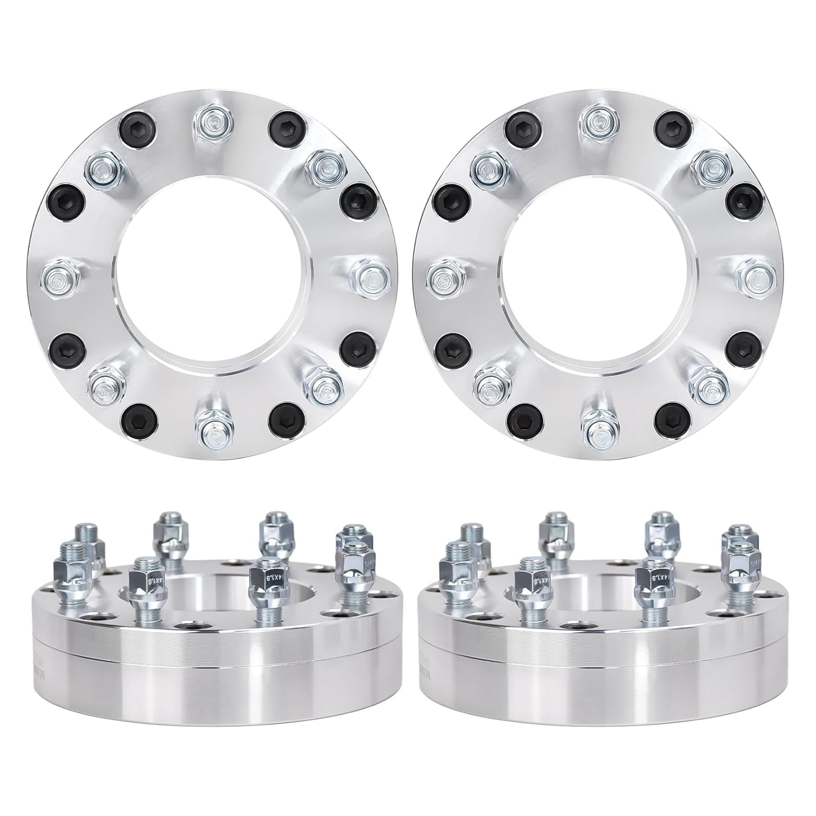 Hex Autoparts 4pcs 6x5.5 to 8x6.5 Wheel Adapters 2" with 108mm CB 14x1 ...