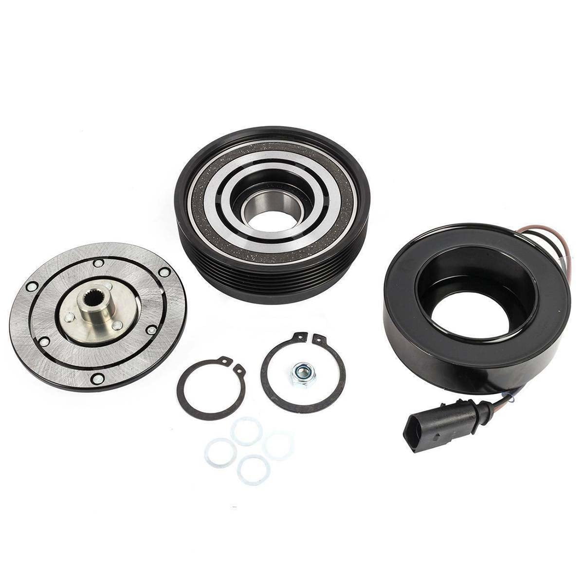 Hex Autoparts A/C AC Compressor Clutch Assembly Repair Kit Fits for VW ...