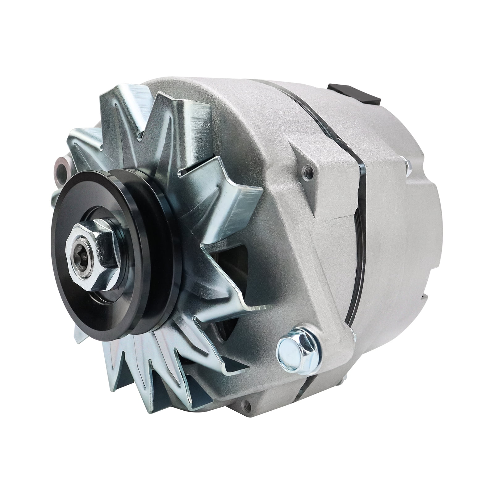 Hex Autoparts Alternator 1-WIRE 63 AMP 10SI w PULLEY For 1/2 Inch Wide ...