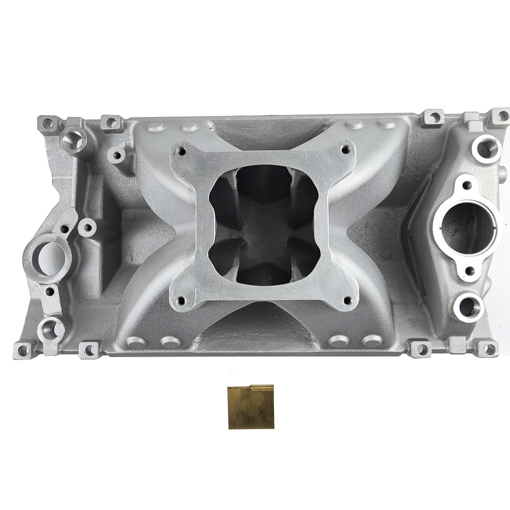 Hex Autoparts Aluminum High Rise Intake Manifold for CHEVY SBC Single ...