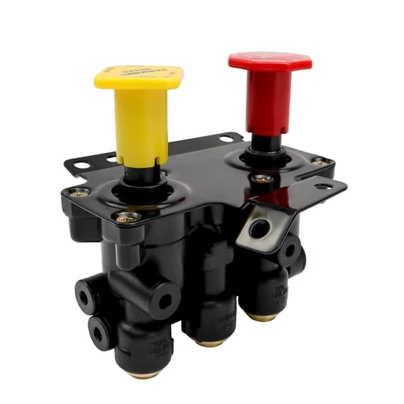 Hex Autoparts Dash Valve Dual Park Brake Valve with 5 Ports 24340522 ...
