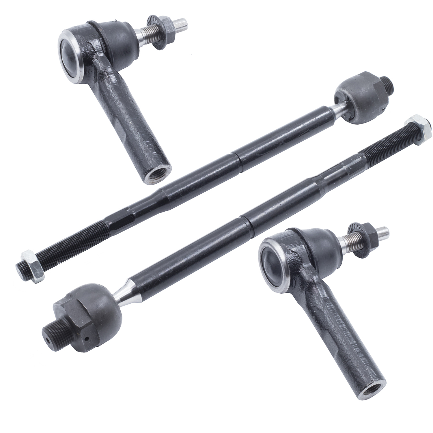 Hex Autoparts Front Suspension Kit Inner and Outer Tie Rod End 4PCS ...