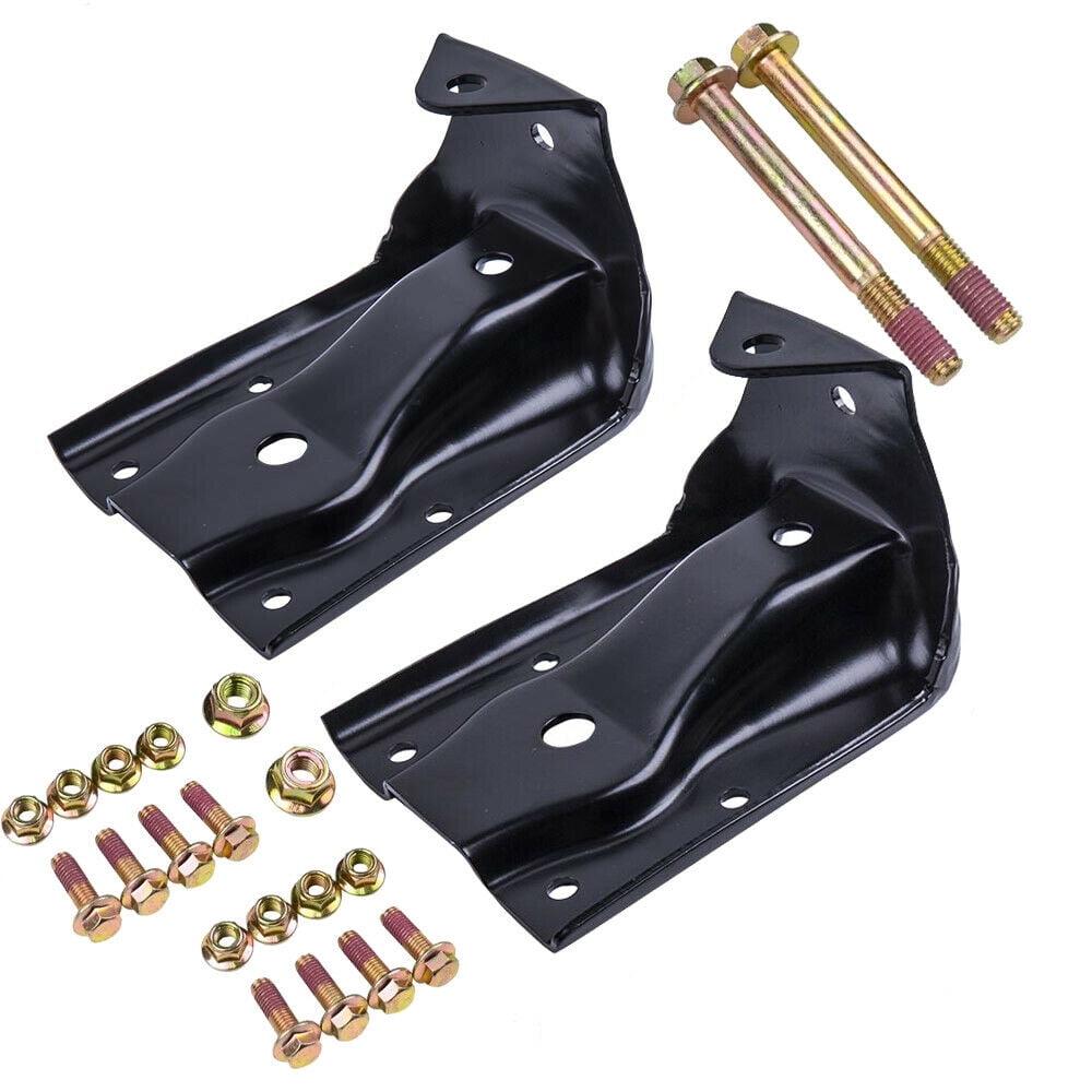 Hex Autoparts Pair Rear Leaf Spring Hanger Shackle Bracket Kit for ...