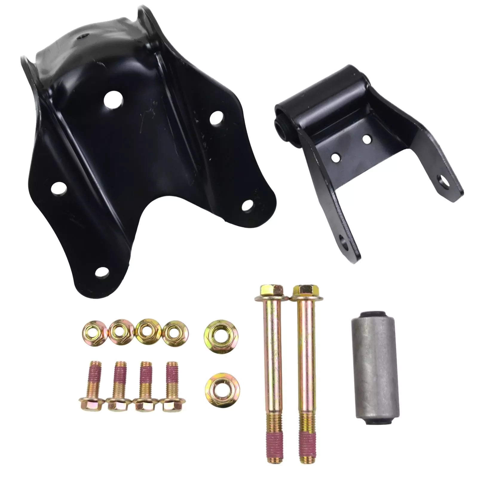 Hex Autoparts Rear Leaf Spring Shackle Bracket Hanger Kit for Ford F150 ...