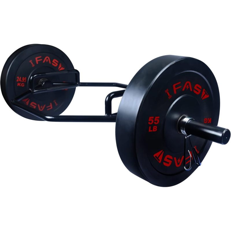 Hex Bar Weights Set Trap Bar Olympic Bumper 55lb Weight Plates Set for ...