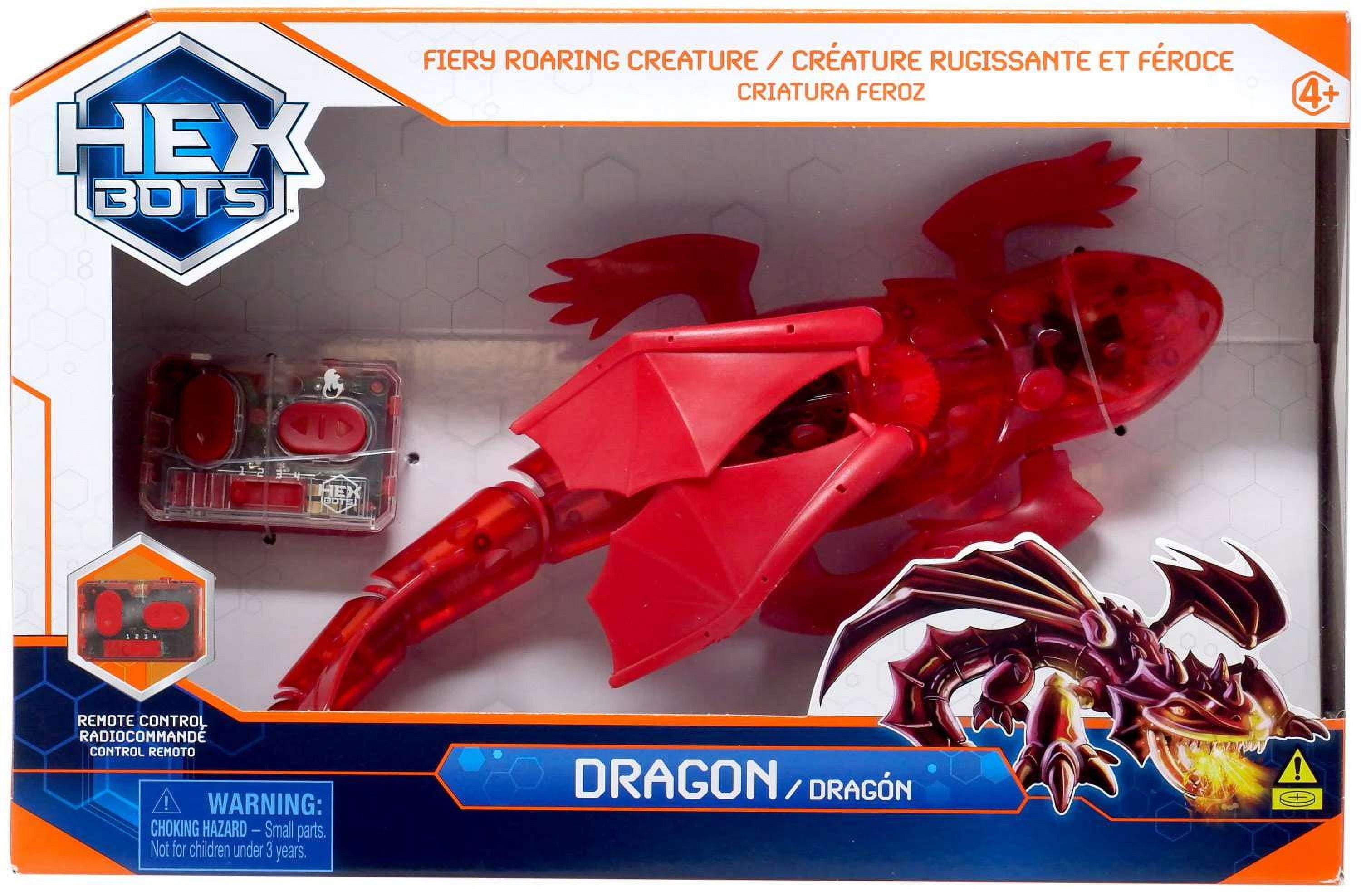 Hex Bots Dragon Remote Control Figure (Red) - Walmart.com