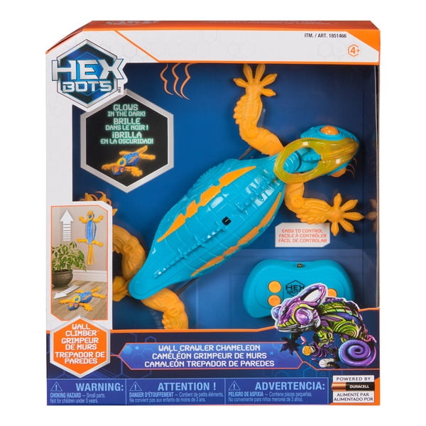 Hex Bots Wall Crawler Chameleon RC Robot Toy – Remote Control Wall ...