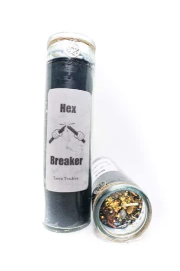 Hex Breaker Hoodoo Wiccan Spell Vigil Candle for Hex Breaking ...