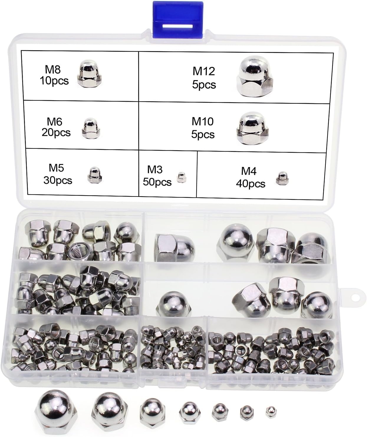 Hex Cap Nuts Sets For Communication Equipment, Long-Term Use Stainless ...