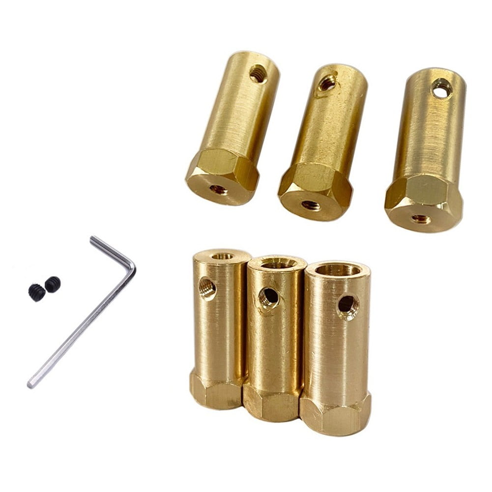 Hex Coupling Extension Sleeve for Extended Motor Shaft For Robot Car ...