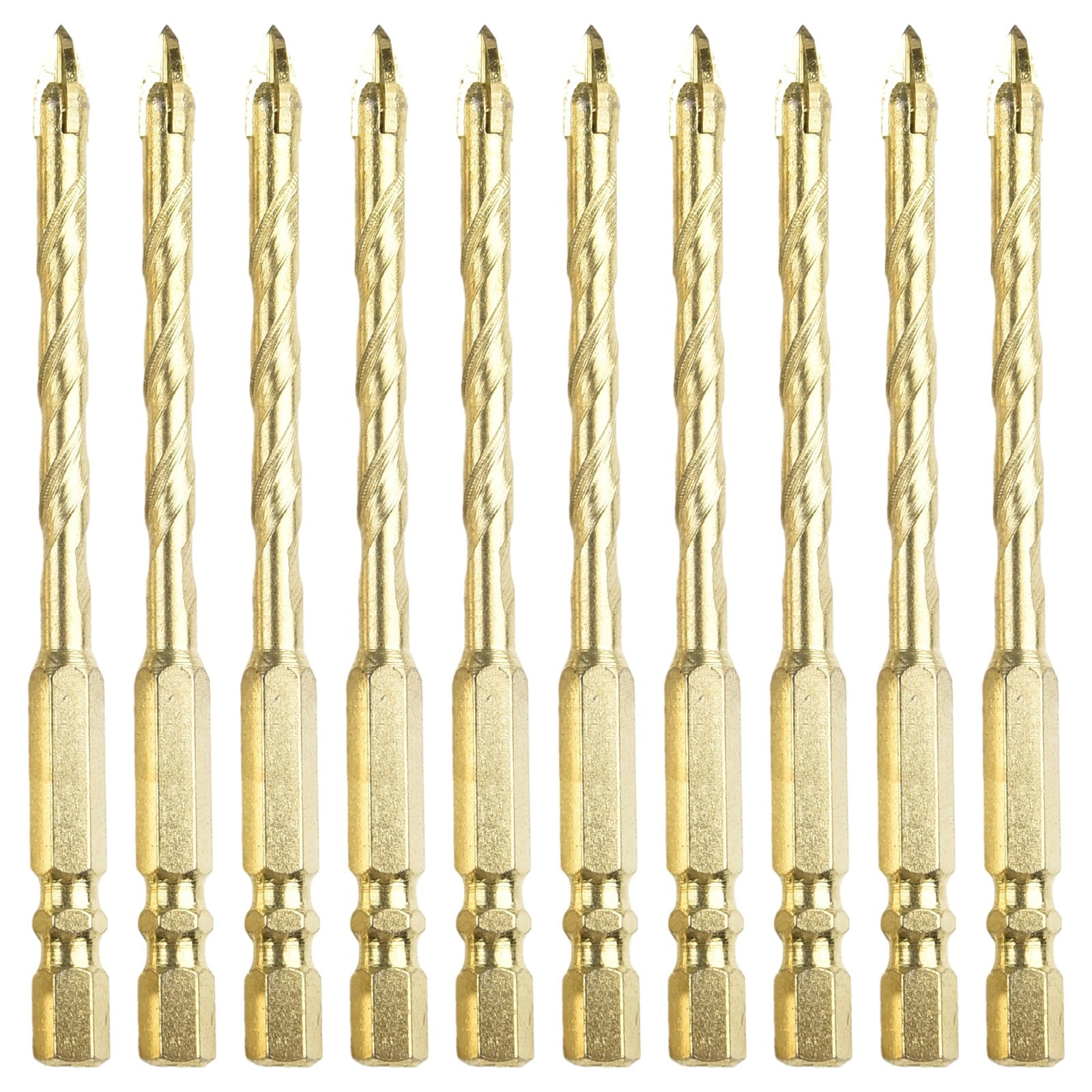 Hex Cross Triangle Drill Bit for All Ceramic Vitrified Tile Glass ...