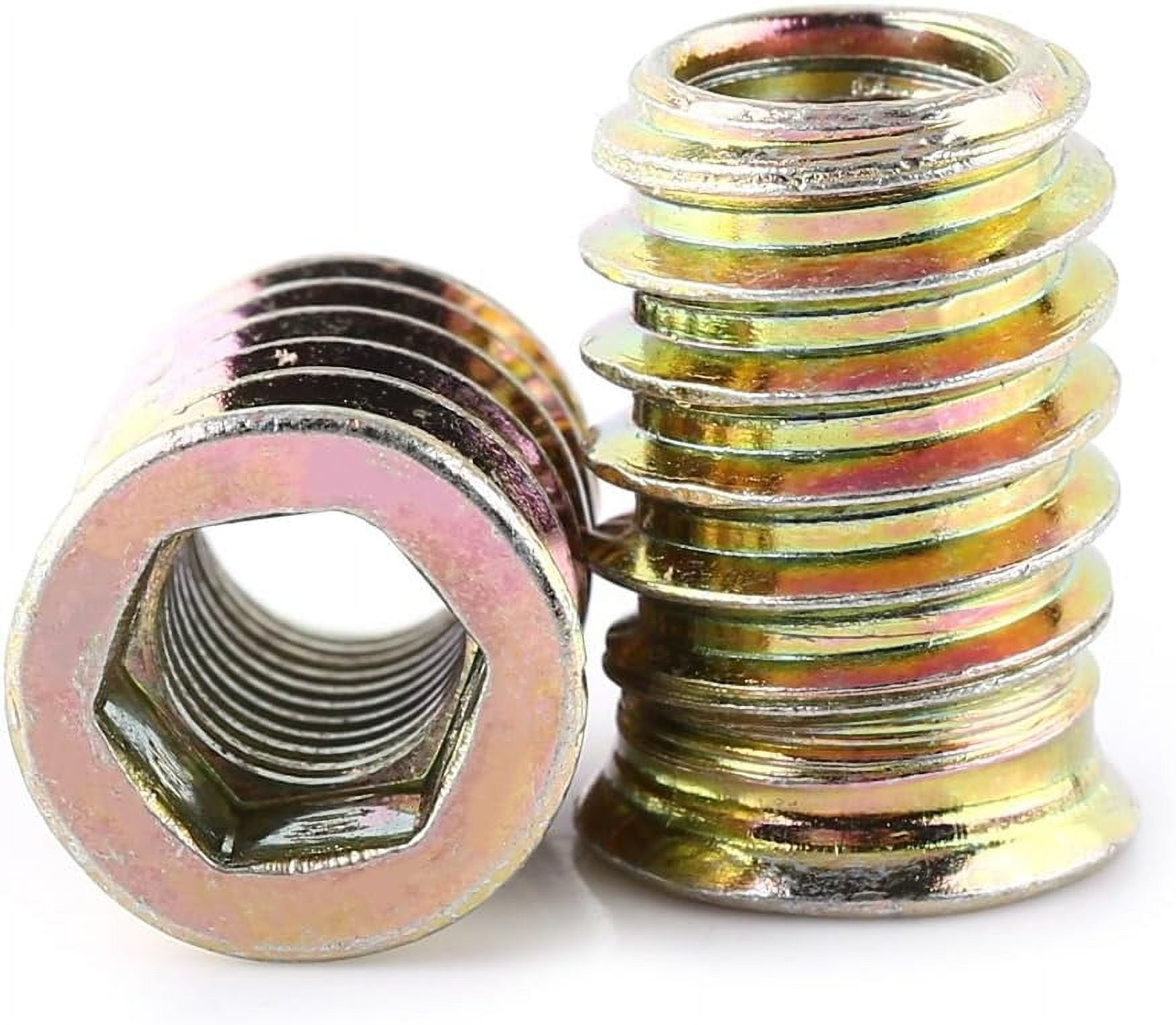 Hex Drive Wood Nut Insert, Wear Resistant Threaded Inserts For ...