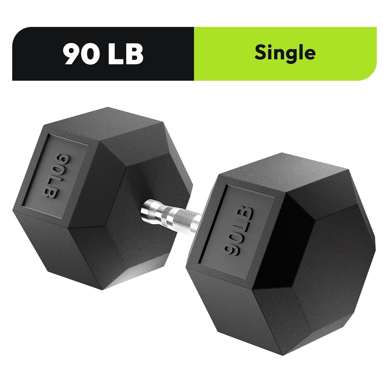 Hex Dumbbell Rubber Encased Dumbbell Strength Training Hex Dumbbell ...