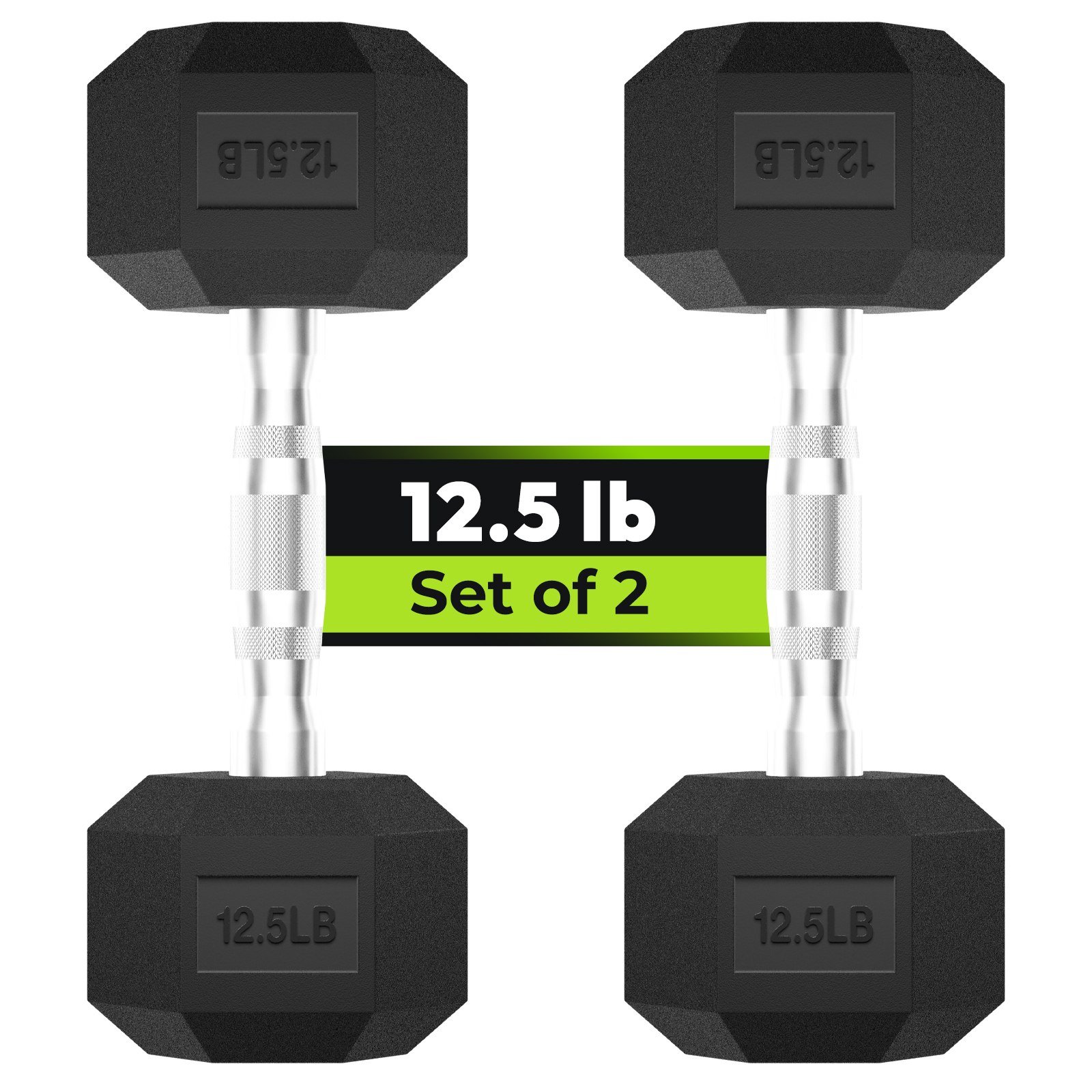 Hex Dumbbell Rubber Encased Dumbbell Strength Training Hex Dumbbell ...