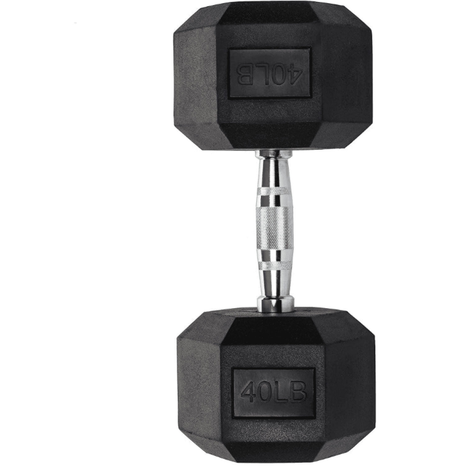 Hex Dumbbells - PVC Coated Weights, Chrome-Plated Knurled Handles ...