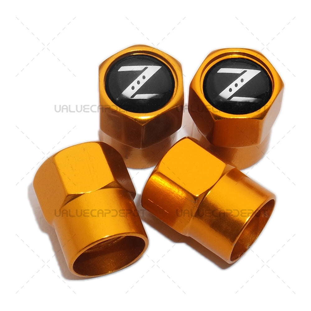 Hex For Z Letter Car Wheels Tire Air Valve Caps Stem Dust Cover Sport ...