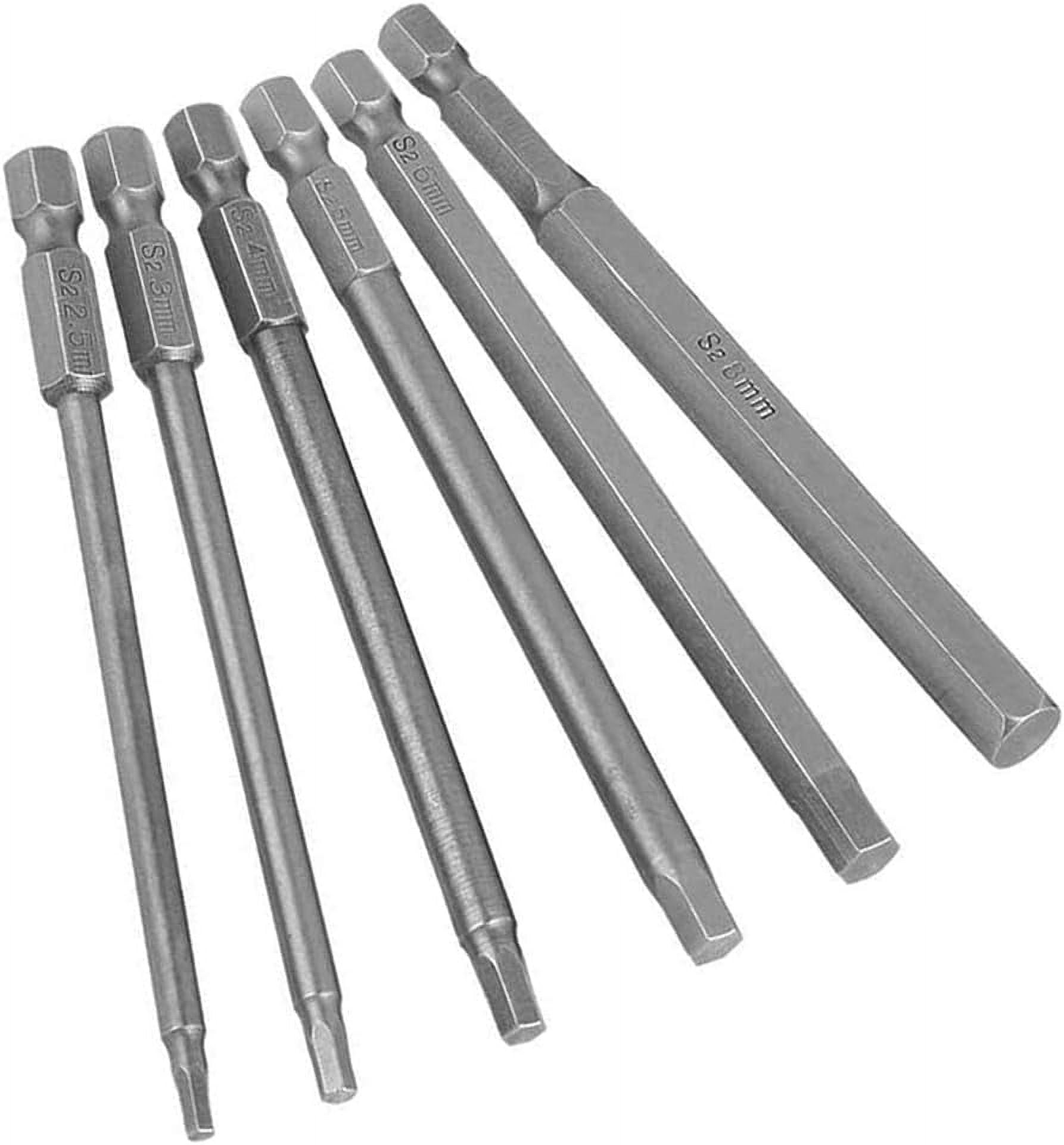 Hex Shank Magnetic Tips, Hex Head Allen Wrench Set for Repair Working ...