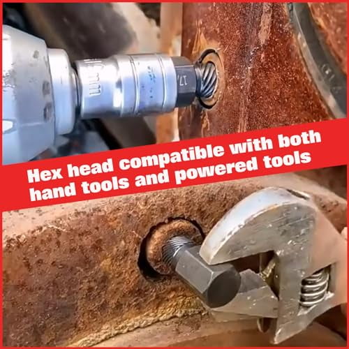 Hex Head Multi-Spline Screw Extractor Set, 25 Pcs Easy Out Bolt ...