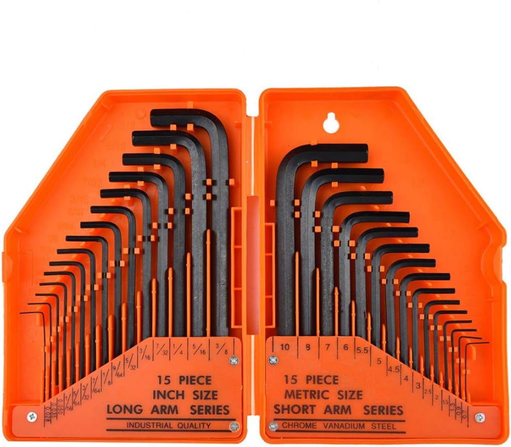 Hex Key Set - Allen Keys Set Metric/Imperial Combined Long Arm&Short ...