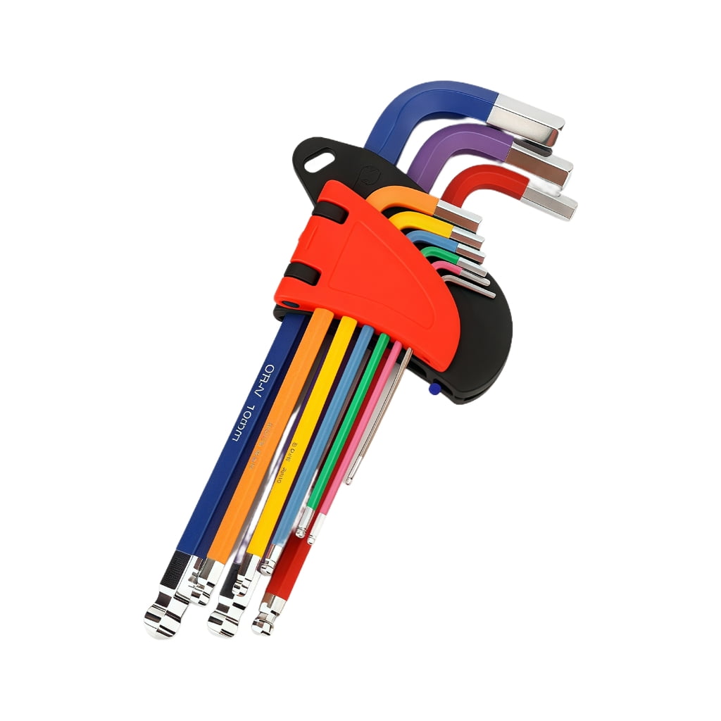 Hex Key Set With Unique Color Coding Premium Alloy Steel Tool Enhancing ...