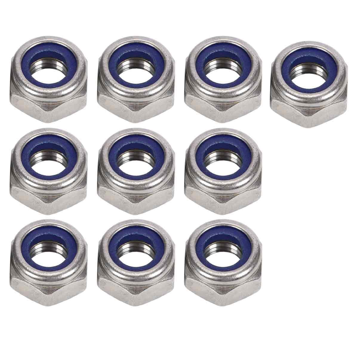 Hex Locknuts, DIN985 Standard, Hex Drive, Waterproof and Rustproof ...