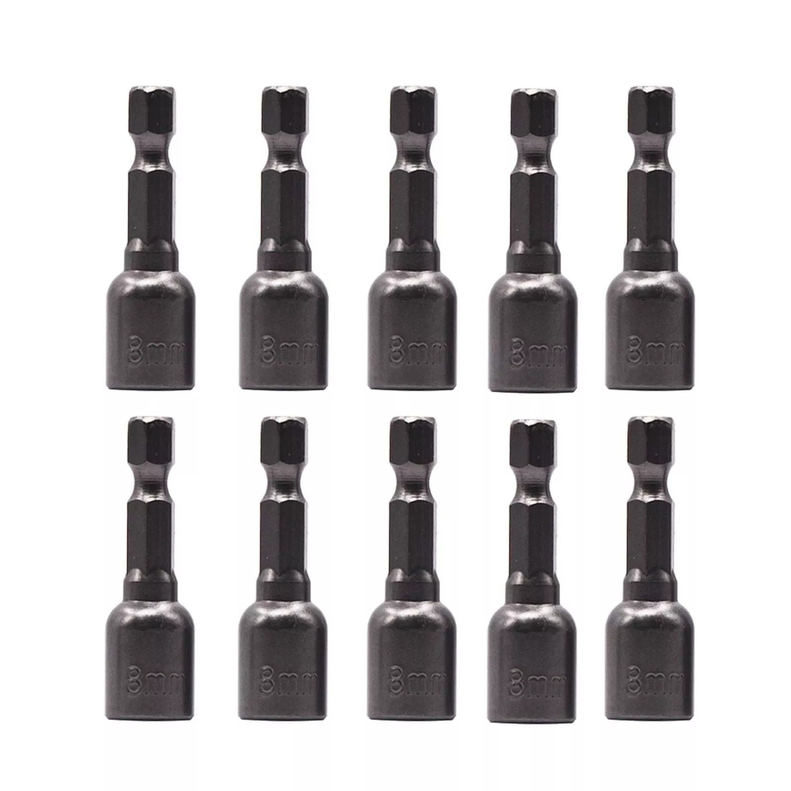 Hex Magnetic Power 8mm 5/16 Socket Adapter Drill Bit Nut Driver Set 1/4 ...