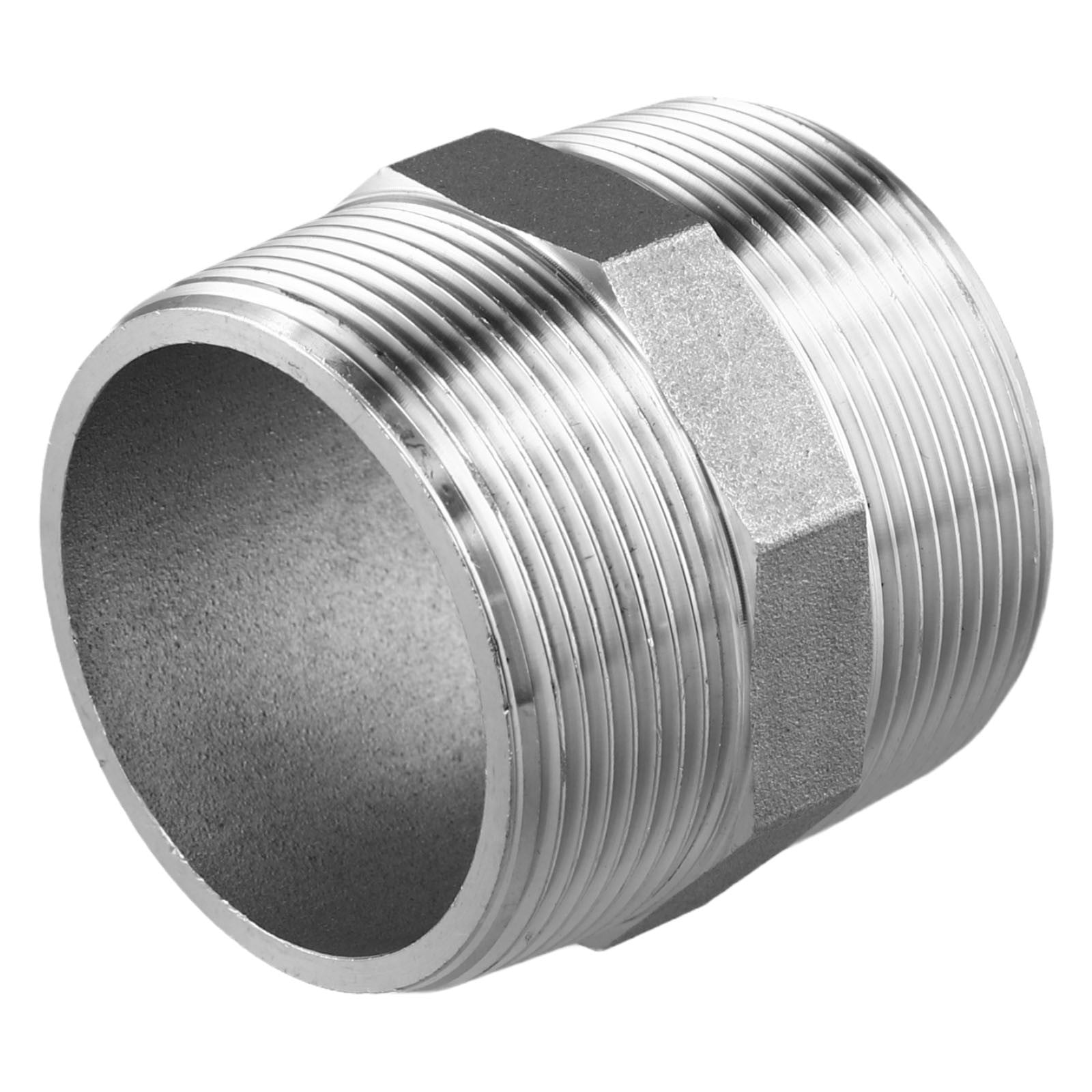 Hex Nipple For 2 Inch Male X 2 Inch Male 304 Stainless Steel Threaded ...