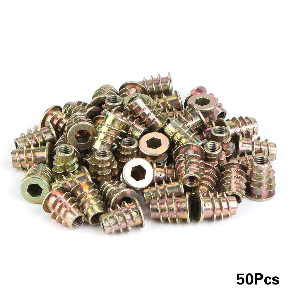 Hex Nut, 3 Types M4 M5 Zinc Alloy Inside Hex Socket Insert Nuts for ...