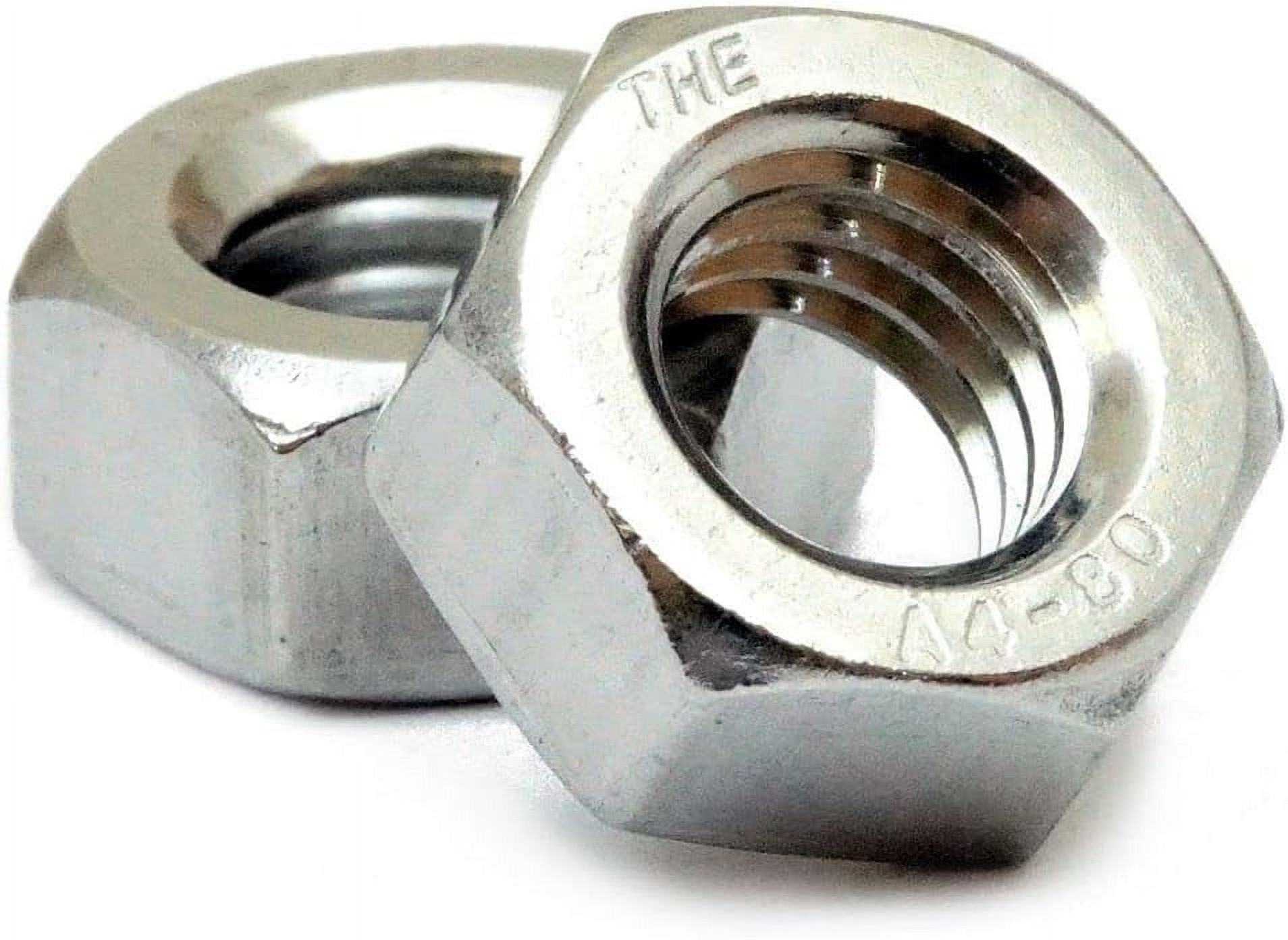 Hex Nuts, DIN 934, Marine Grade Stainless Steel, 500 Pack - Walmart.com