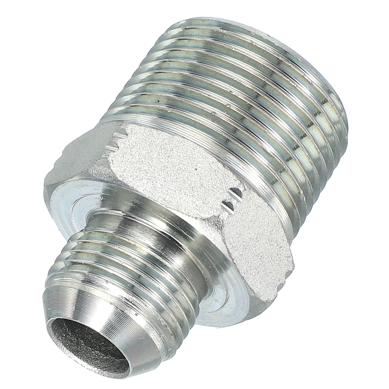 Hex Reducing Nipple Connectors Pipe Adapter 7/8 Male 37° Flare JIC x 1 ...