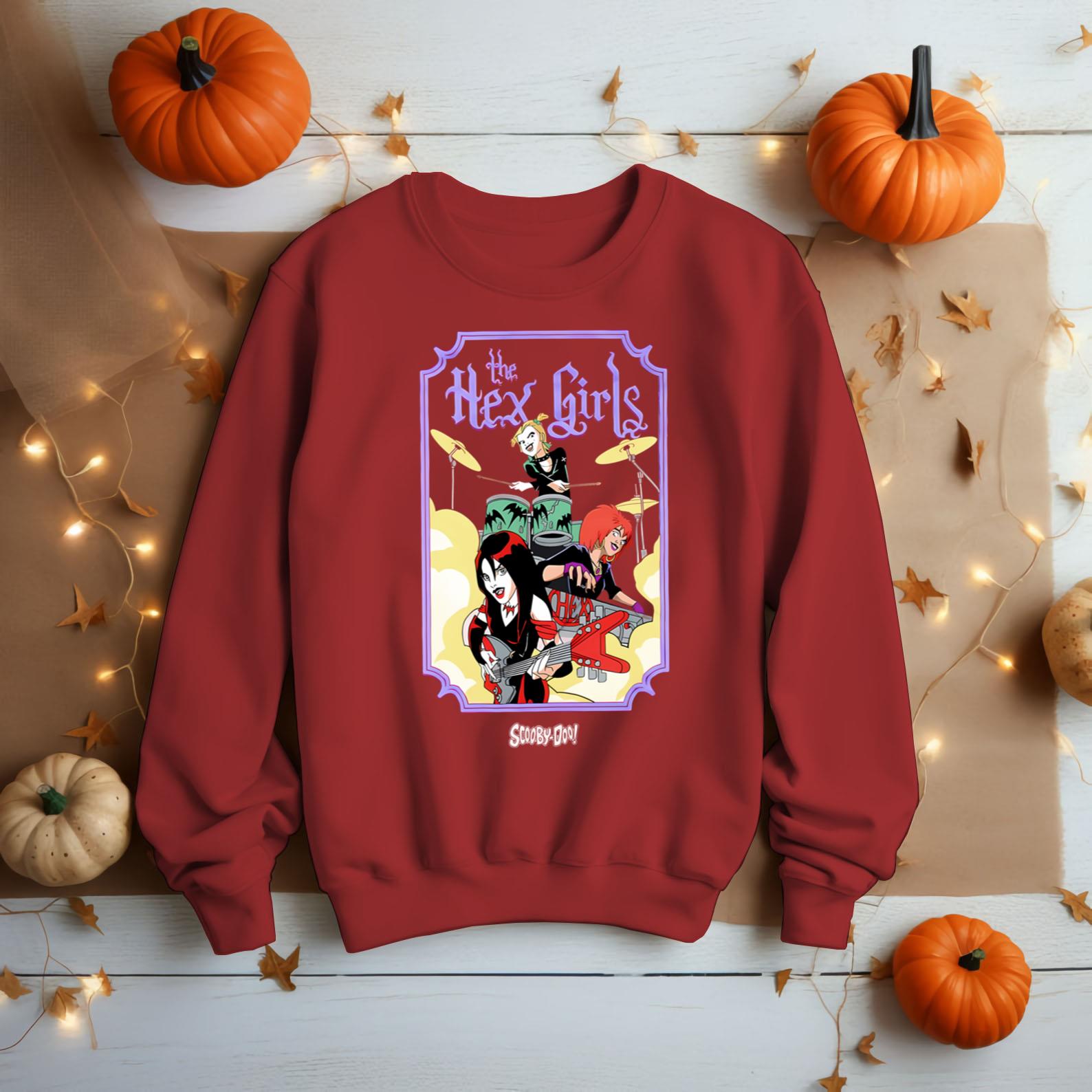 Hex Rock Girls Halloween Graphic Shirt, Retro 90s Animated Style ...