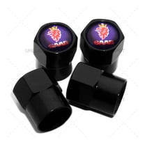 Hex Mustang GT Logo Emblem Car Wheels Tire Air Valve Caps Stem Dust ...
