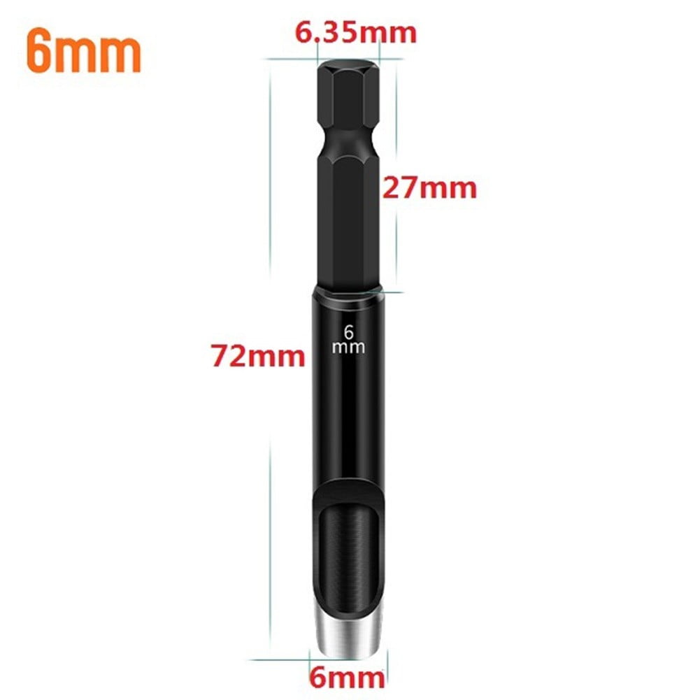 Hex Shank Adapter Punch Tool for Leather, Plastic, Cardboard - 2-25mm ...