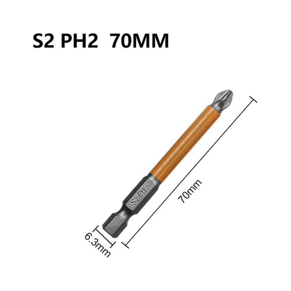 Hex Shank Magnetic Anti Slip Long Reach Electric Screwdriver 25-150mm ...